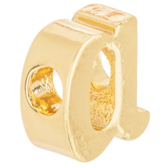 Jewelry | 14k Gold Plated Small Letter A Charm | Poshmark